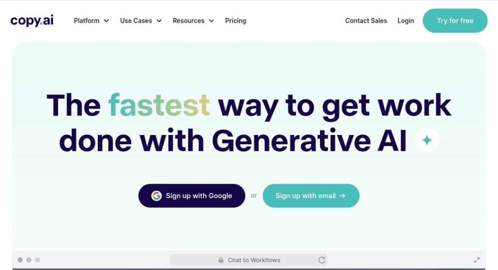 Copy.ai Review: AI Tool For Copywriting And Content Creation